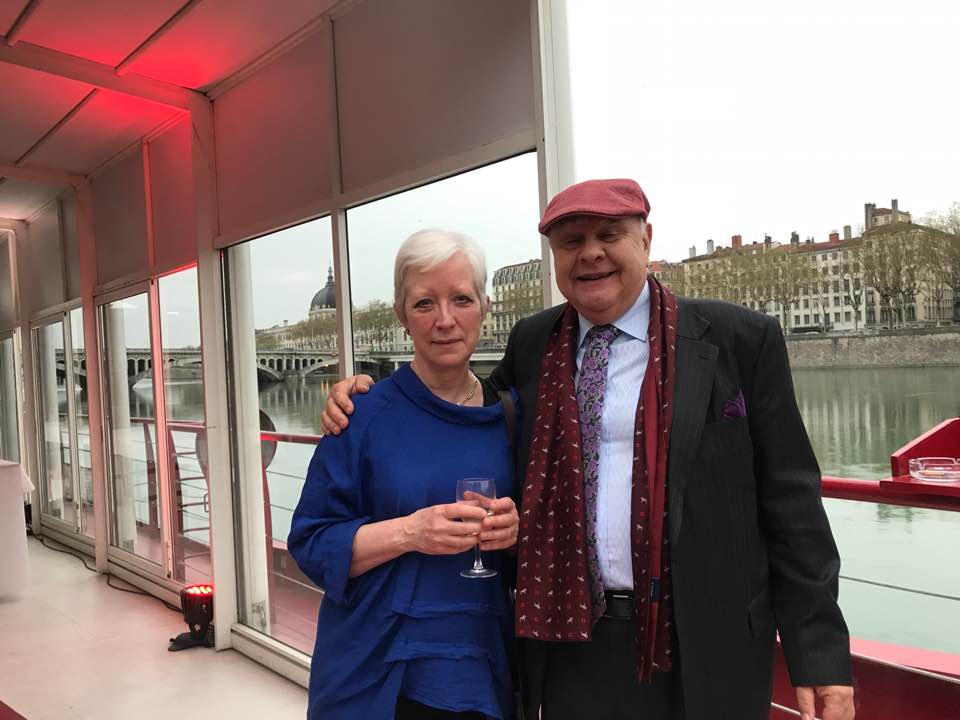 In Lyon with fellow jury member Sergey Kravchenko | Susan Tomes