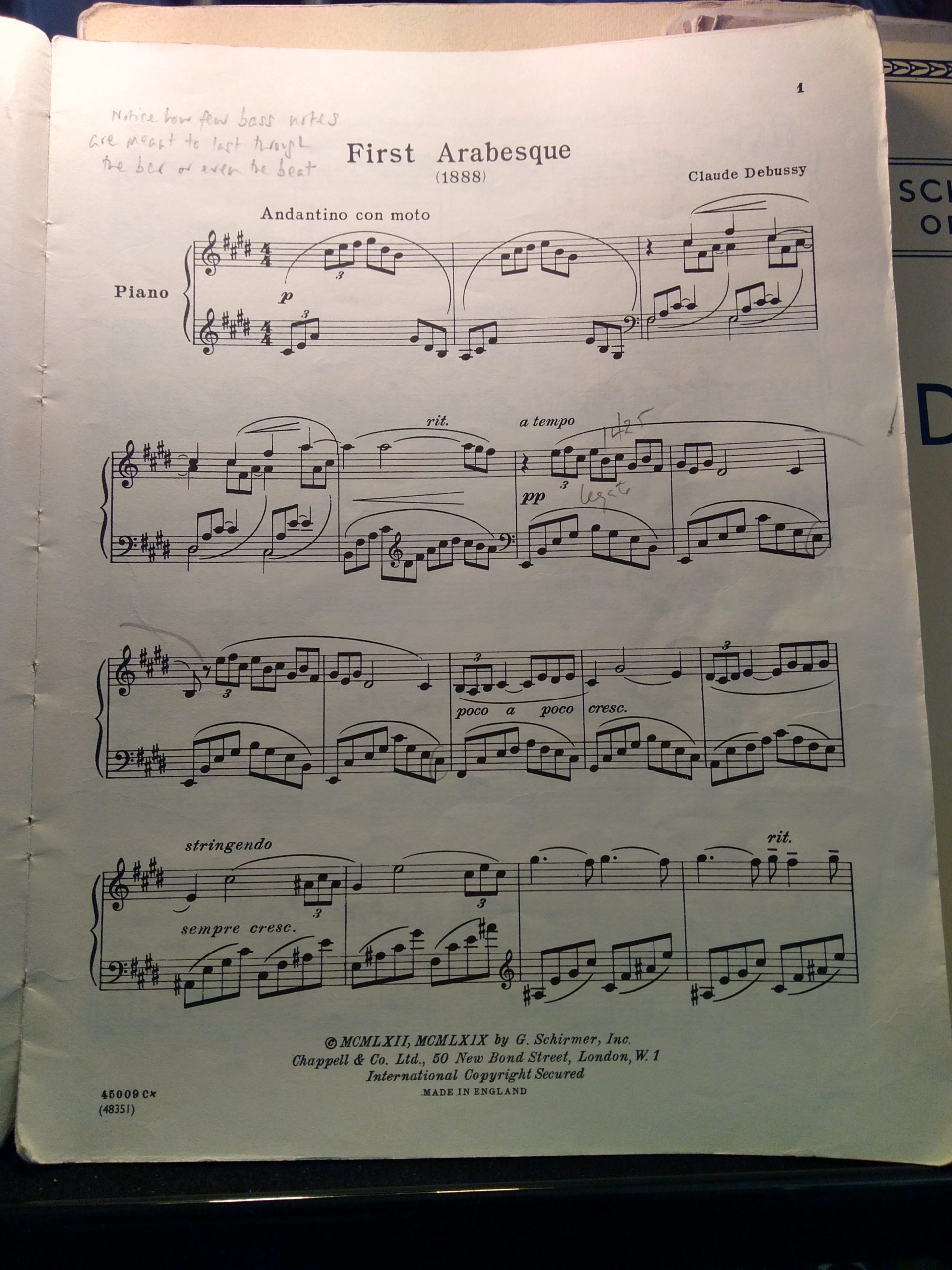 Exploring the shelves, 6: Debussy's First Arabesque | Susan Tomes